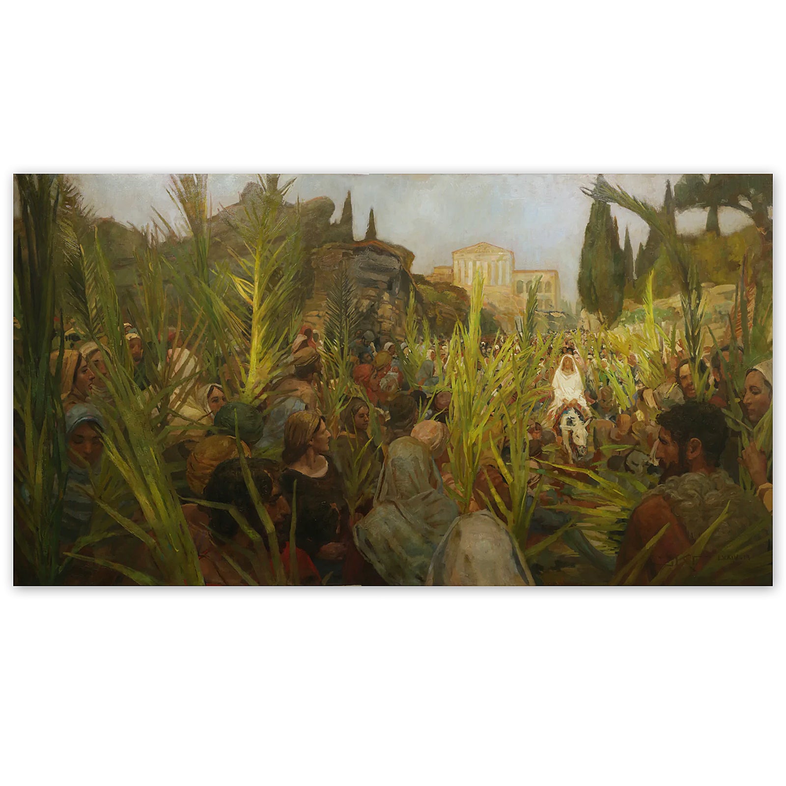 Triumphal Entry Jesus Painting